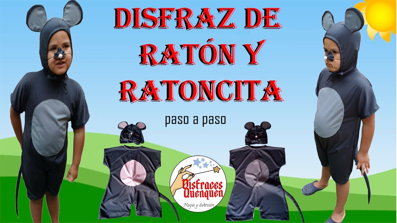 ¡Aprende paso a paso cómo hacer un disfraz de ratón DIY y deslumbra en ...