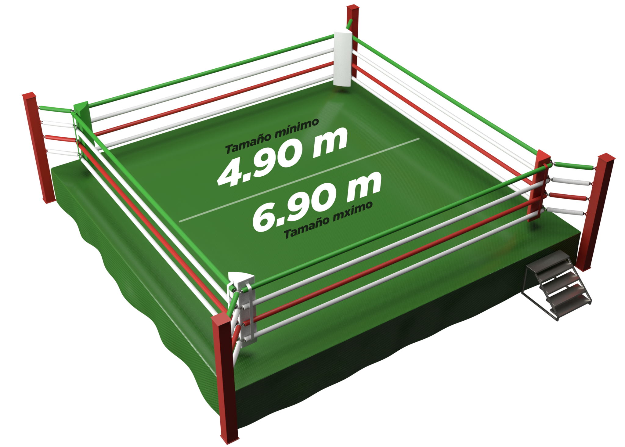 Cuánto mide un ring de boxeo: Descubre las medidas exactas para ...